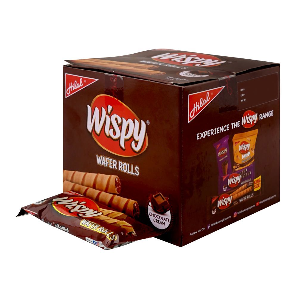 Hilal Wispy Crispy Wafer Twin Chocolate, 9g