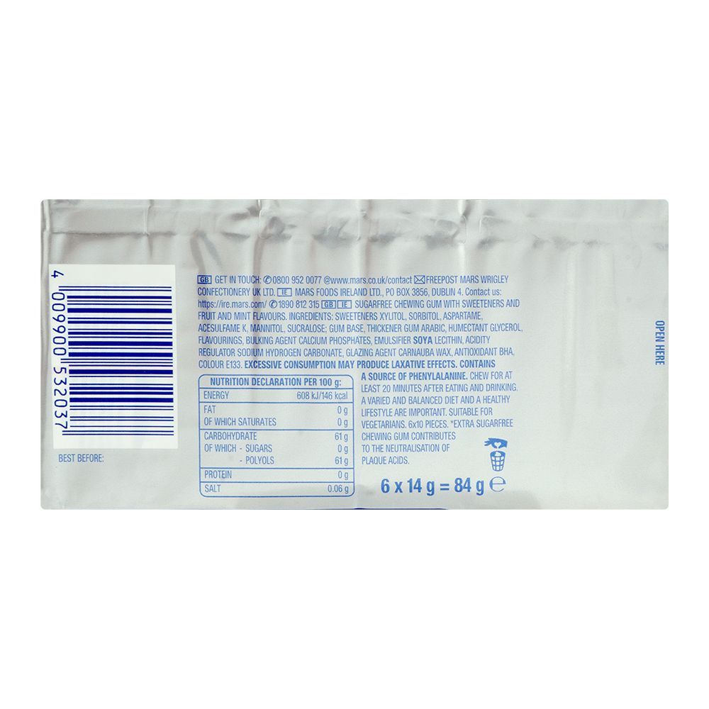 Order Wrigley's Extra White Bubble Mint, 60-Pack Online at Special ...