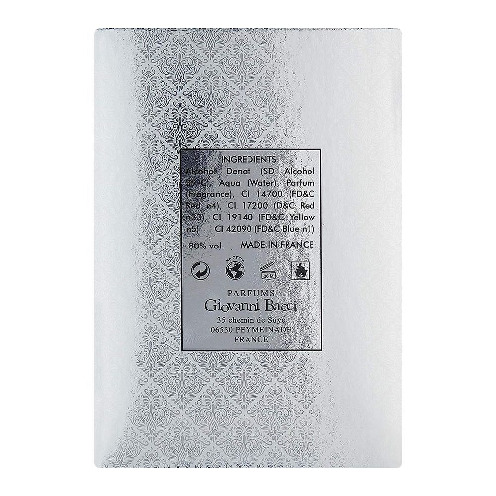 Buy Giovanni Bacci Vertis Man Eau De Toilette, For Men, 100ml Online at ...