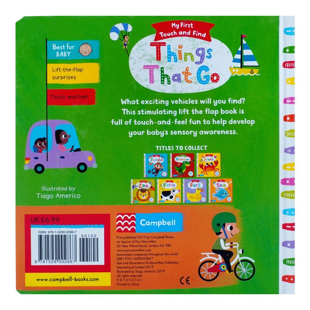 Purchase Things That Go Book, My First Touch & Find, With Big Flaps ...