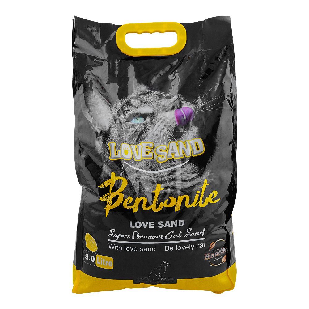 Buy Love Sand Bentonite Yellow Cat Litter, 5 Liter Online at Best Price ...