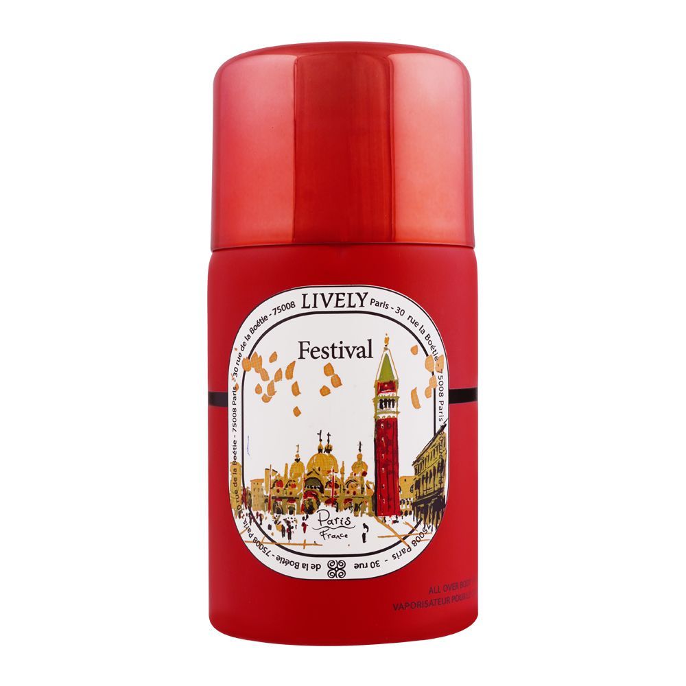 Buy Lively Festival Paris Body Spray, For Women, 250ml Online at ...