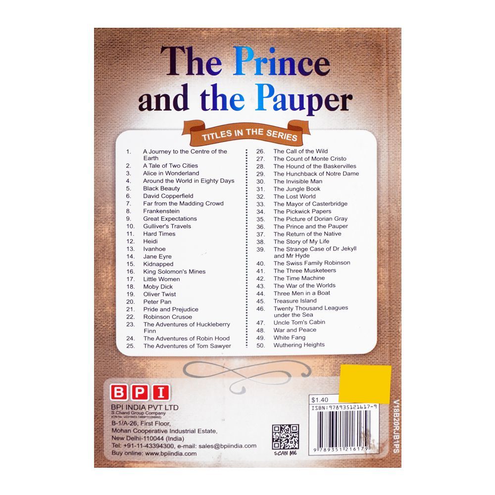 Buy The Prince And The Pauper, Book By Mark Twain Online at Special ...