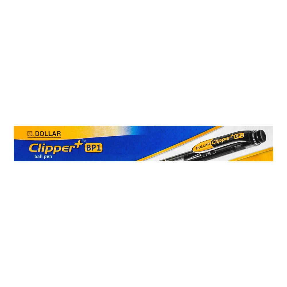 Purchase Dollar Clipper+BP1 Super Smooth Ball Pen F 0.8, Black, 10-Pack ...