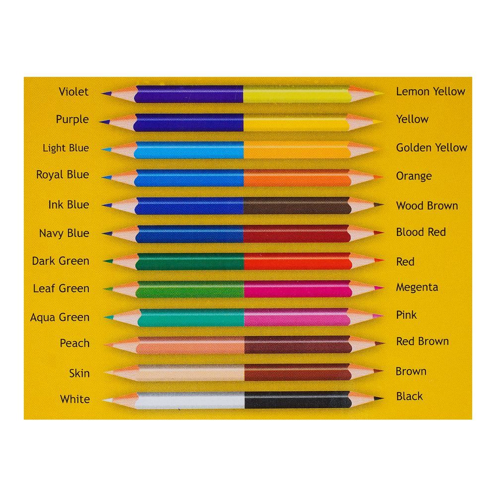 Purchase Dollar My Pencil Wow! Dual End Color Pencils 24 Colors ...
