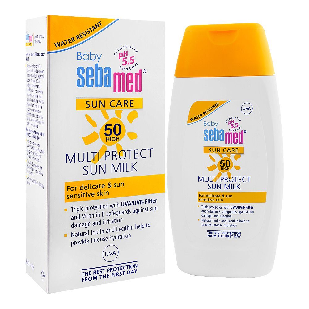 Order Seba Med Baby PH 5.5 Sun Care 50 High Multi Protect Sun Milk, For ...