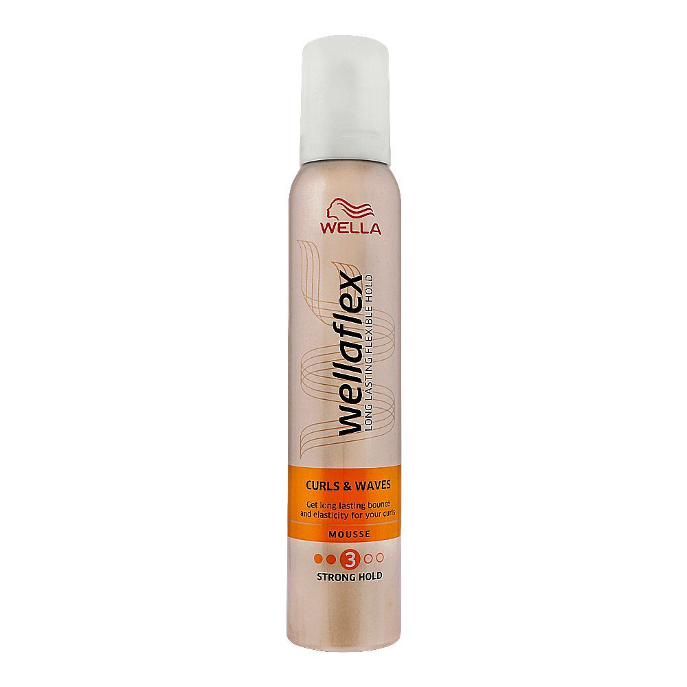 Purchase Wella Wellaflex Curls & Waves Strong Hold Volume 3 Hair Mousse ...