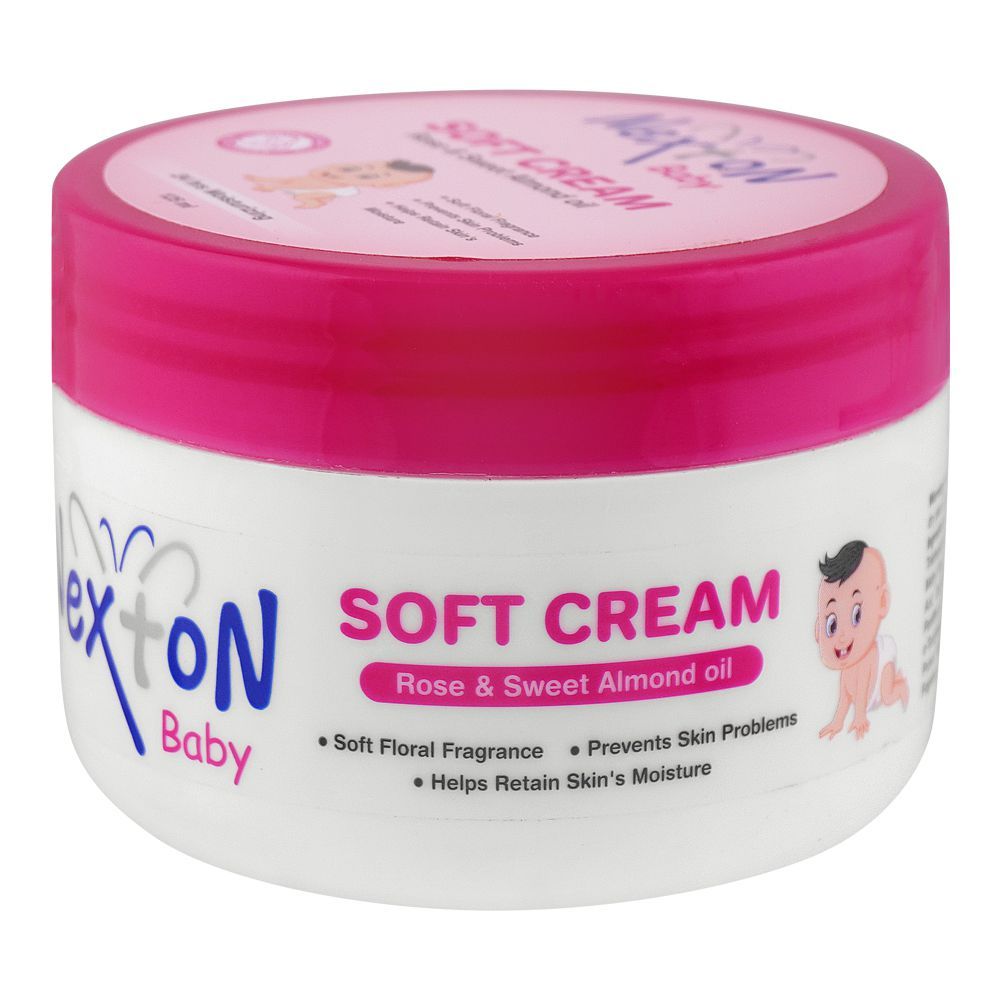 Buy Nexton Baby Rose & Sweet Almond Oil Soft Cream, 125ml Online at ...