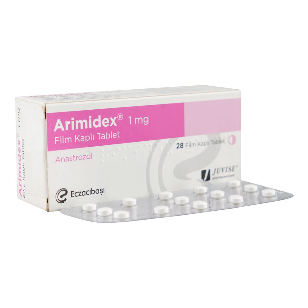 Juvise Pharmaceuticals Arimidex Tablet, 1mg, 28-Pack