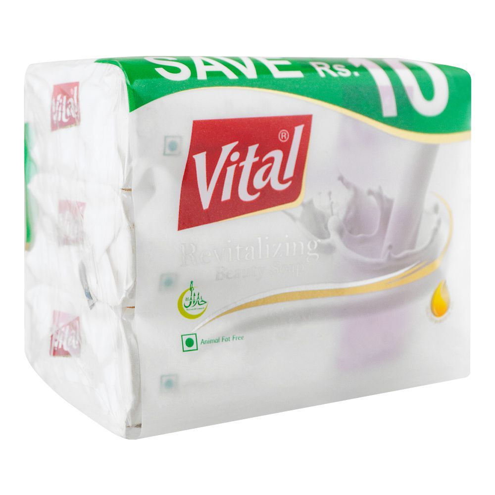 Buy Vital Revitalizing Beauty Soap, 3x98g Online at Best Price in ...