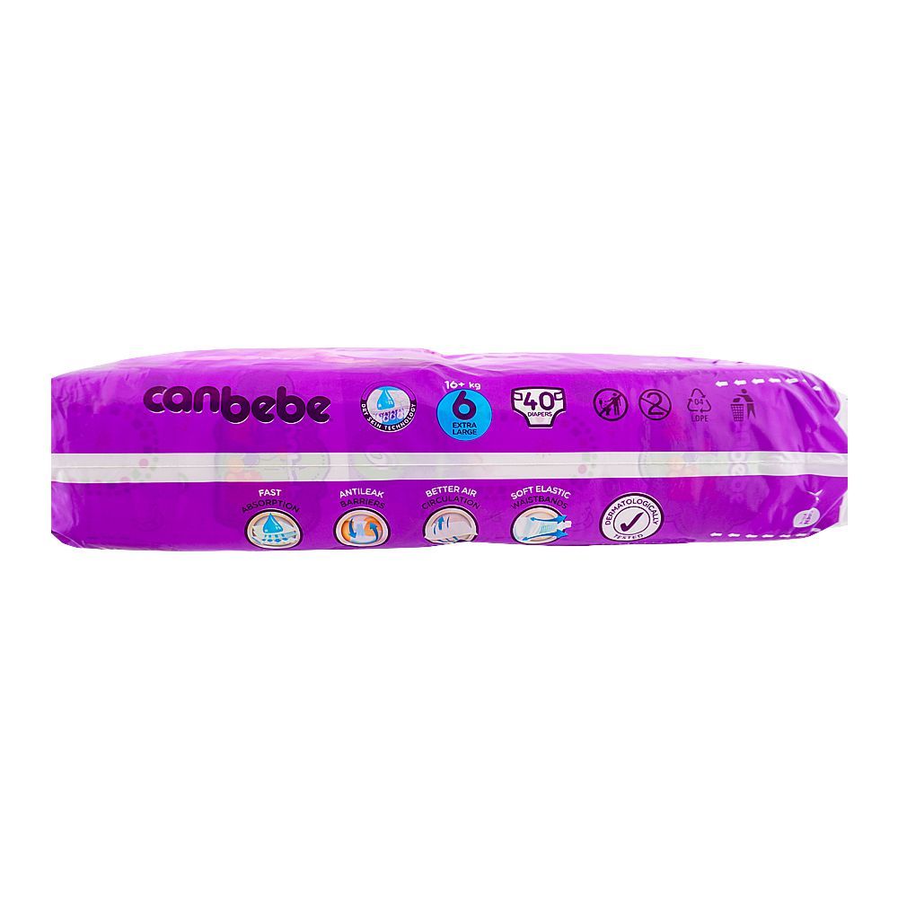 Purchase Canbebe Baby Diapers Jumbo Extra Large, Size 6, 16+ KG, 40 ...