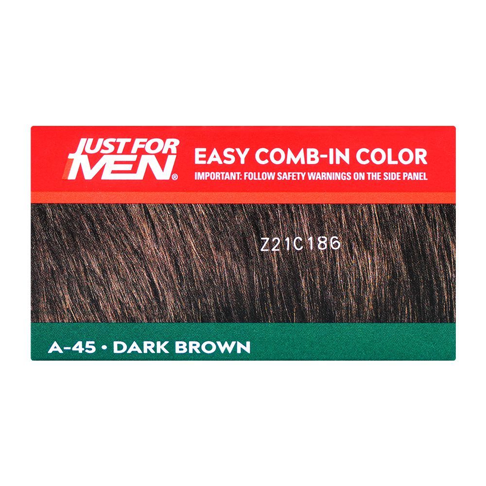Buy Just For Men Easy Comb-In Color, A-45 Dark Brown Online at Best ...