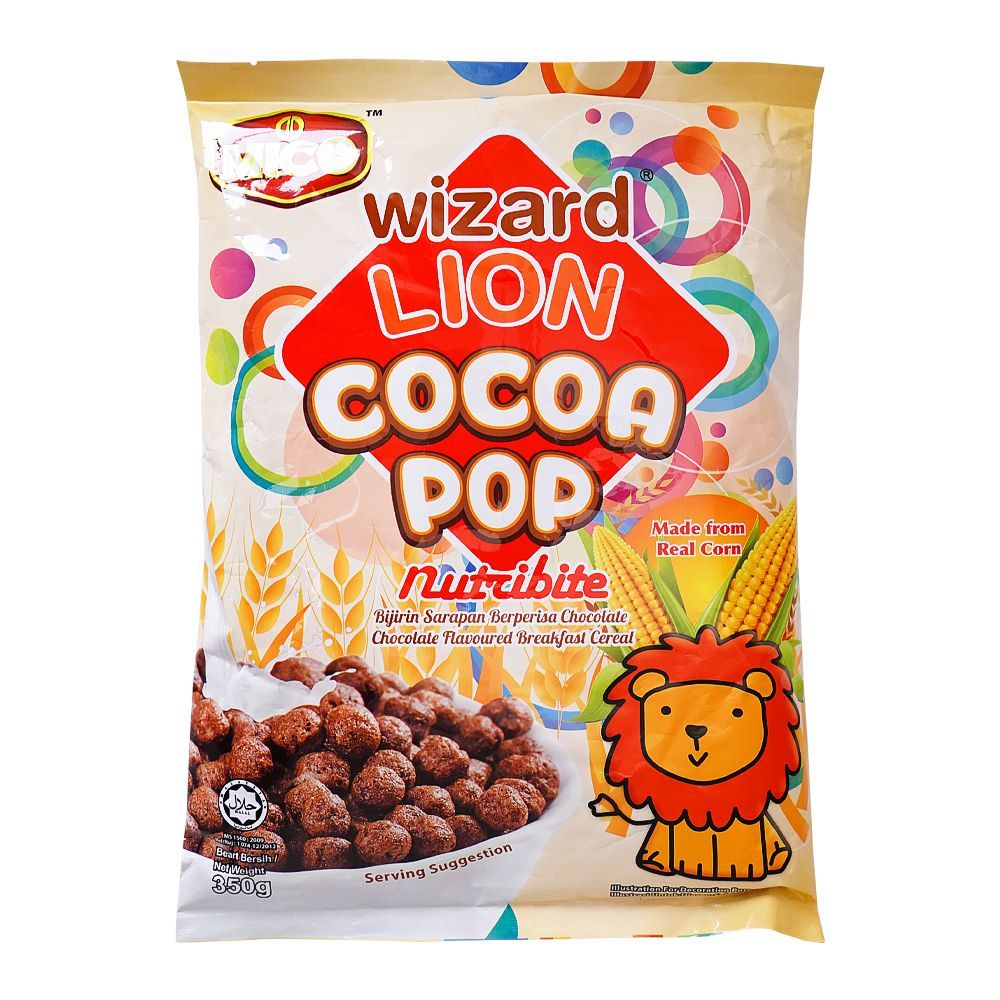Order Mico Wizard Lion Cocoa Pop Flakes, 350g Online at Best Price in ...
