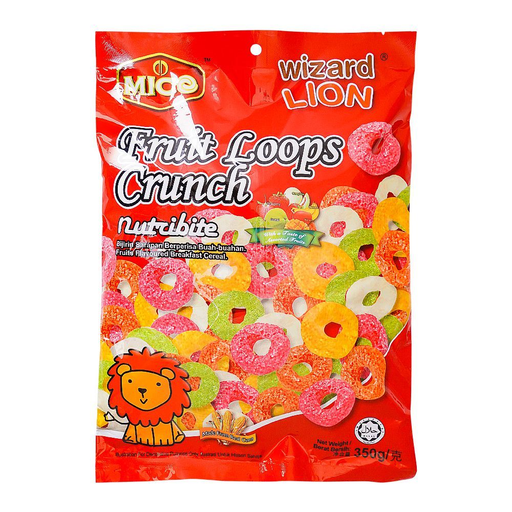 Buy Mico Wizard Lion Fruit Loops Crunch Flakes, 350g Online at Special ...