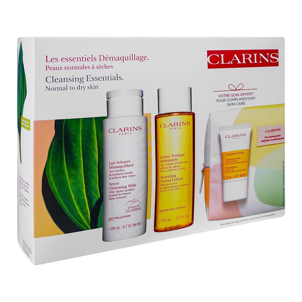 Purchase Clarins Paris Cleansing Essential Set, Normal TO Dry Skin ...