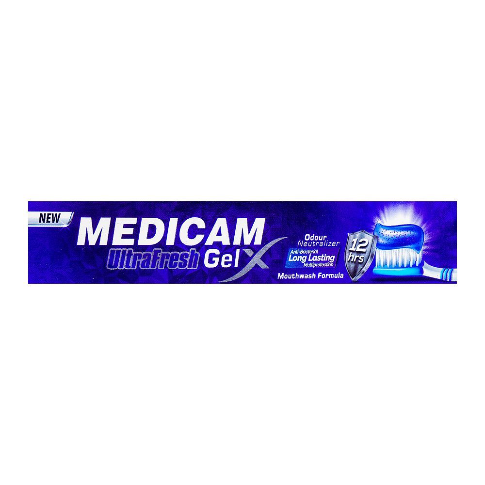 Purchase Medicam Ultra Fresh 3in1 Blue Gel Toothpaste, 75g Online at ...