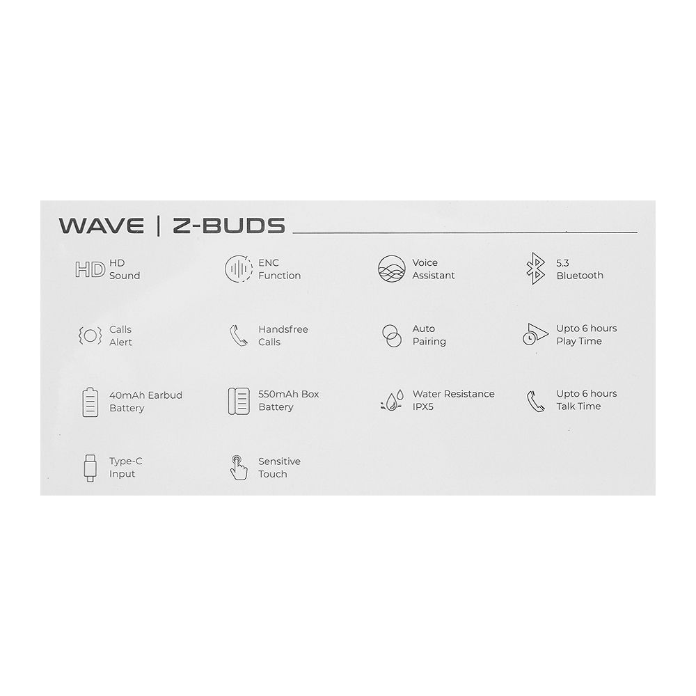 Order Zero Wave Z ENC Wireless Earbuds, Wave Blue Online at Best Price ...