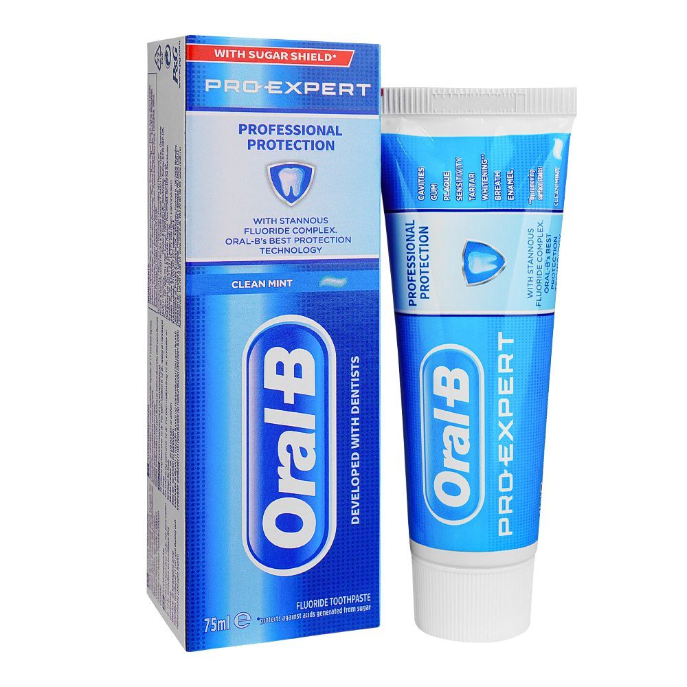 Purchase Oral-B Pro-Expert Clean Mint Toothpaste, 75ml Online at ...