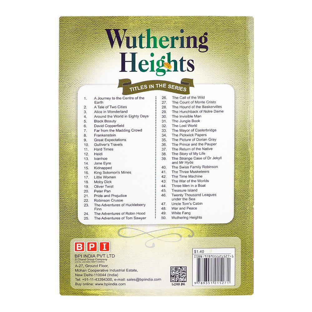 Buy Wuthering Height's Book Online at Best Price in Pakistan - Naheed.pk