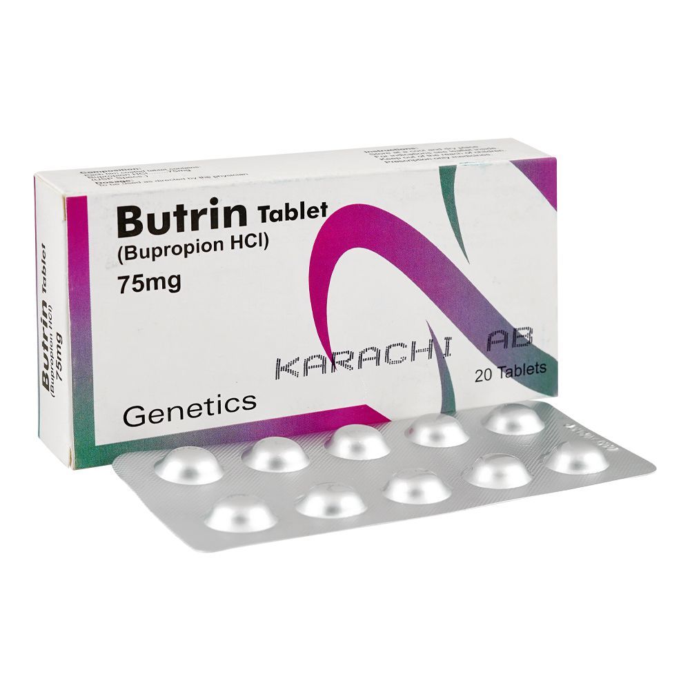 Butrin Tablets 75mg, Box (20 Tablets)