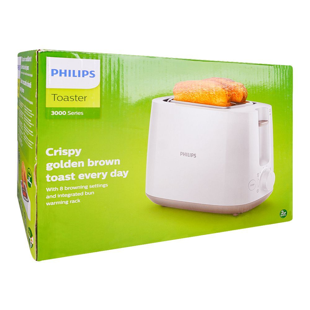 Buy Philips 3000 Series Toaster, 830W, 1-8 Settings, HD2581/00 Online ...