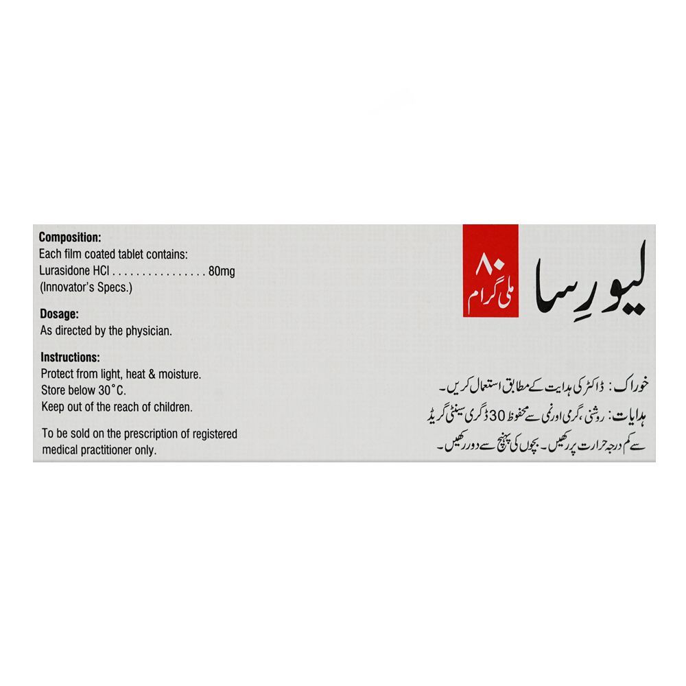 Lurisa 80mg Tablets, Box