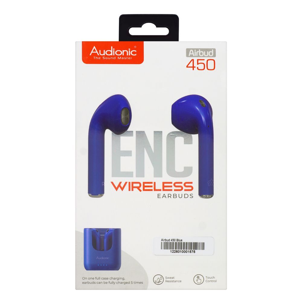 Order Audionic Airbud 450 Wireless Earbuds, ENC Technology, Type-C ...