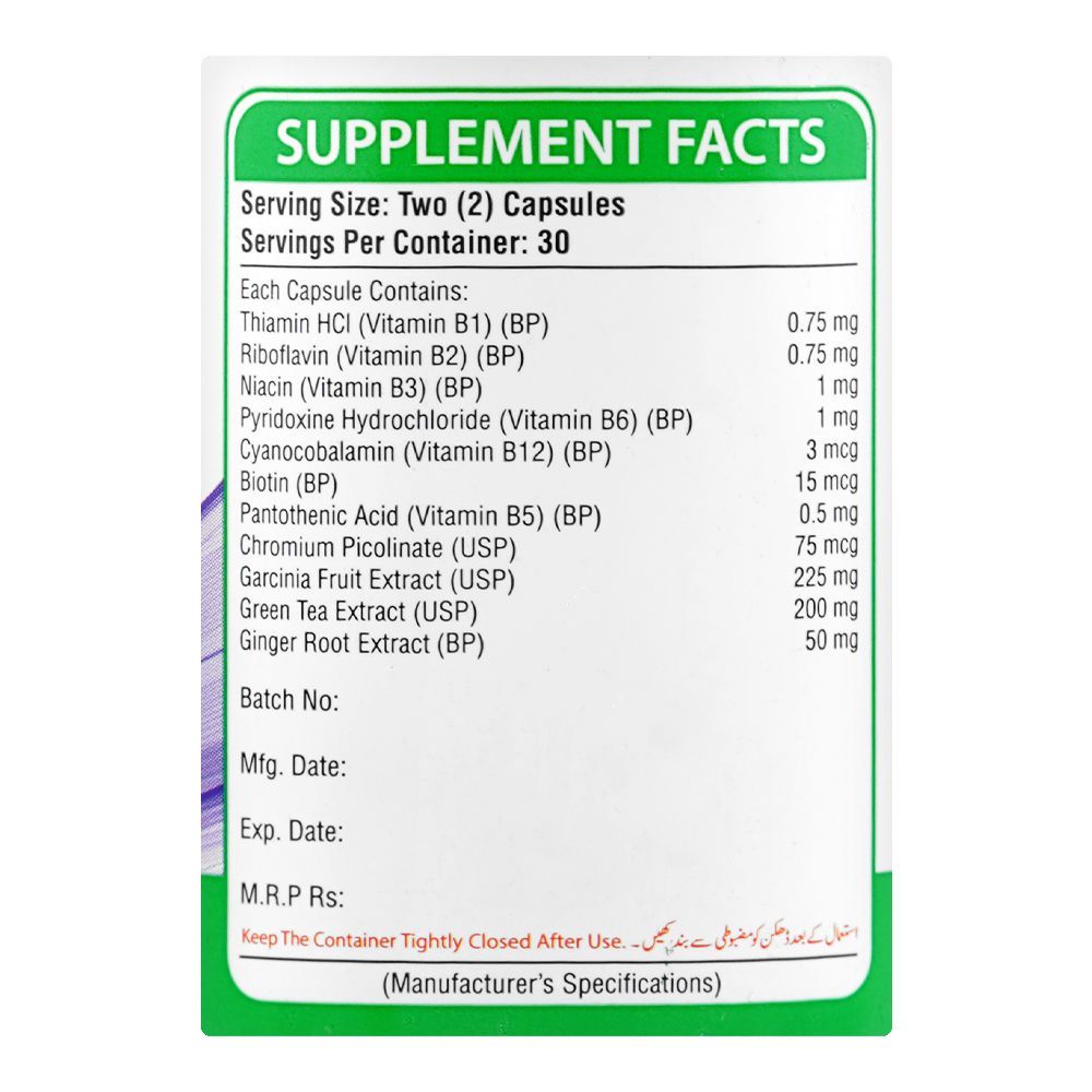 Nutrifactor Leanax Food Supplement, Bottle (60 Capsules)