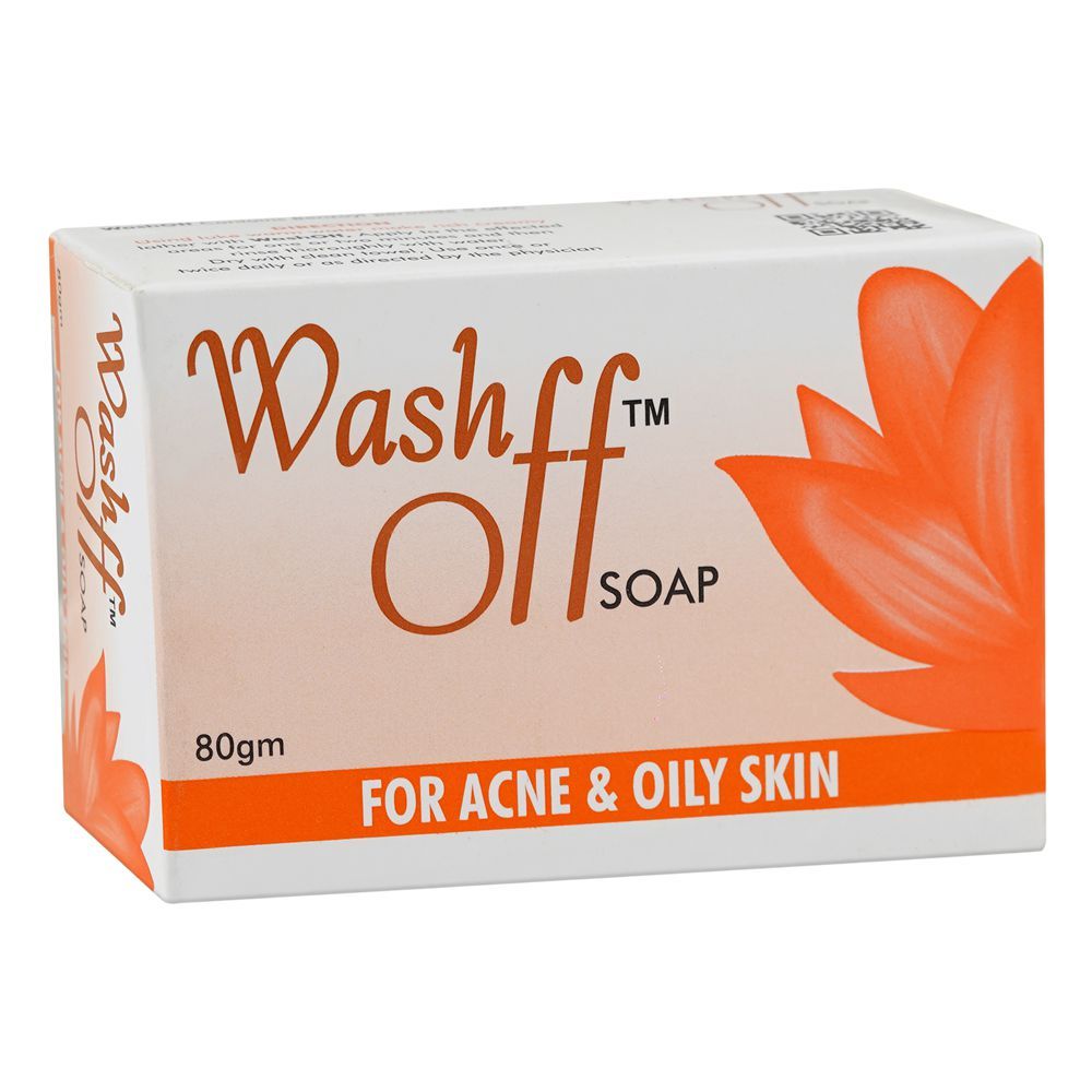 Wash Off Soap Bar, For Acne & Oily Skin, 80g