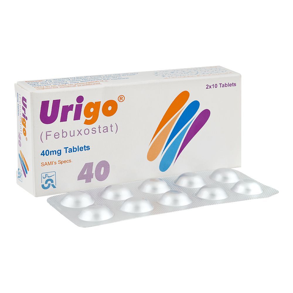 Urigo 40mg Tablets, Box
