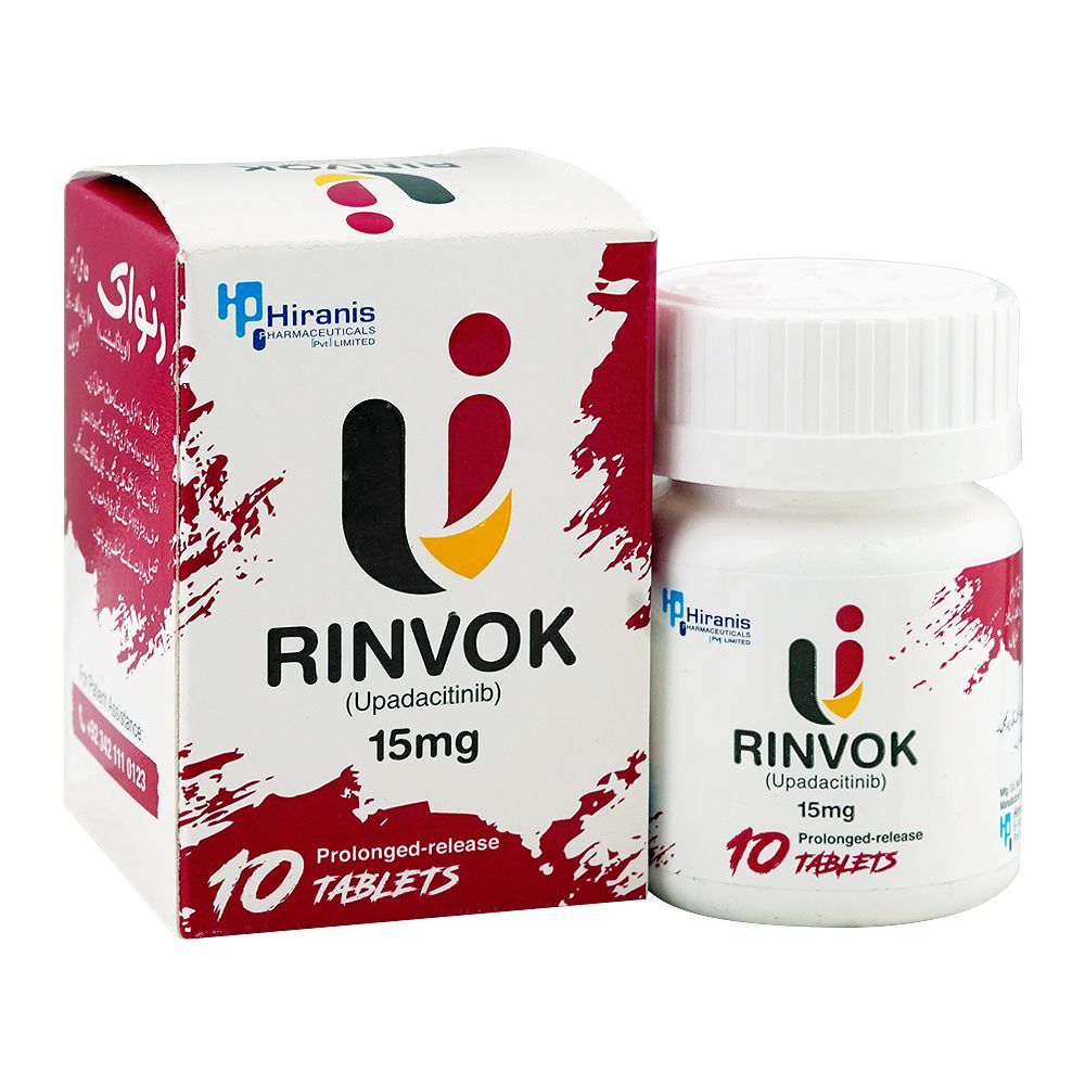 Hiranis Pharmaceuticals Rinvok Tablet, 15mg, 10-Pack