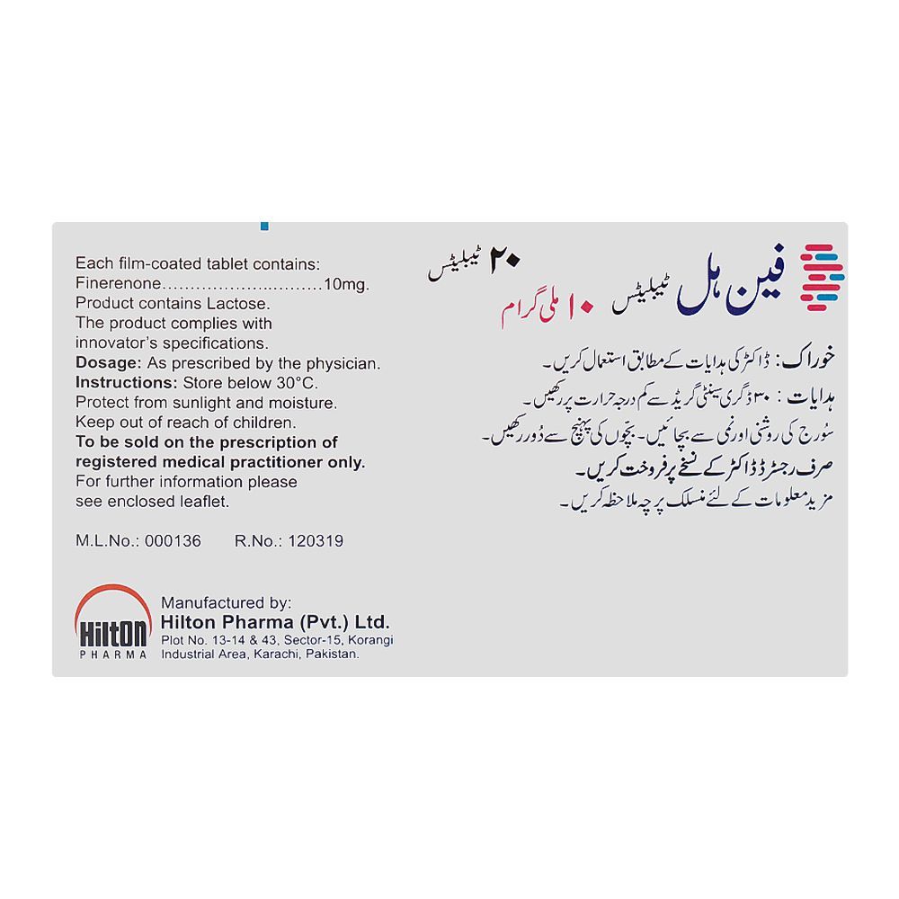 Hilton Pharma Fenhil Tablet, 10mg, 20-Pack