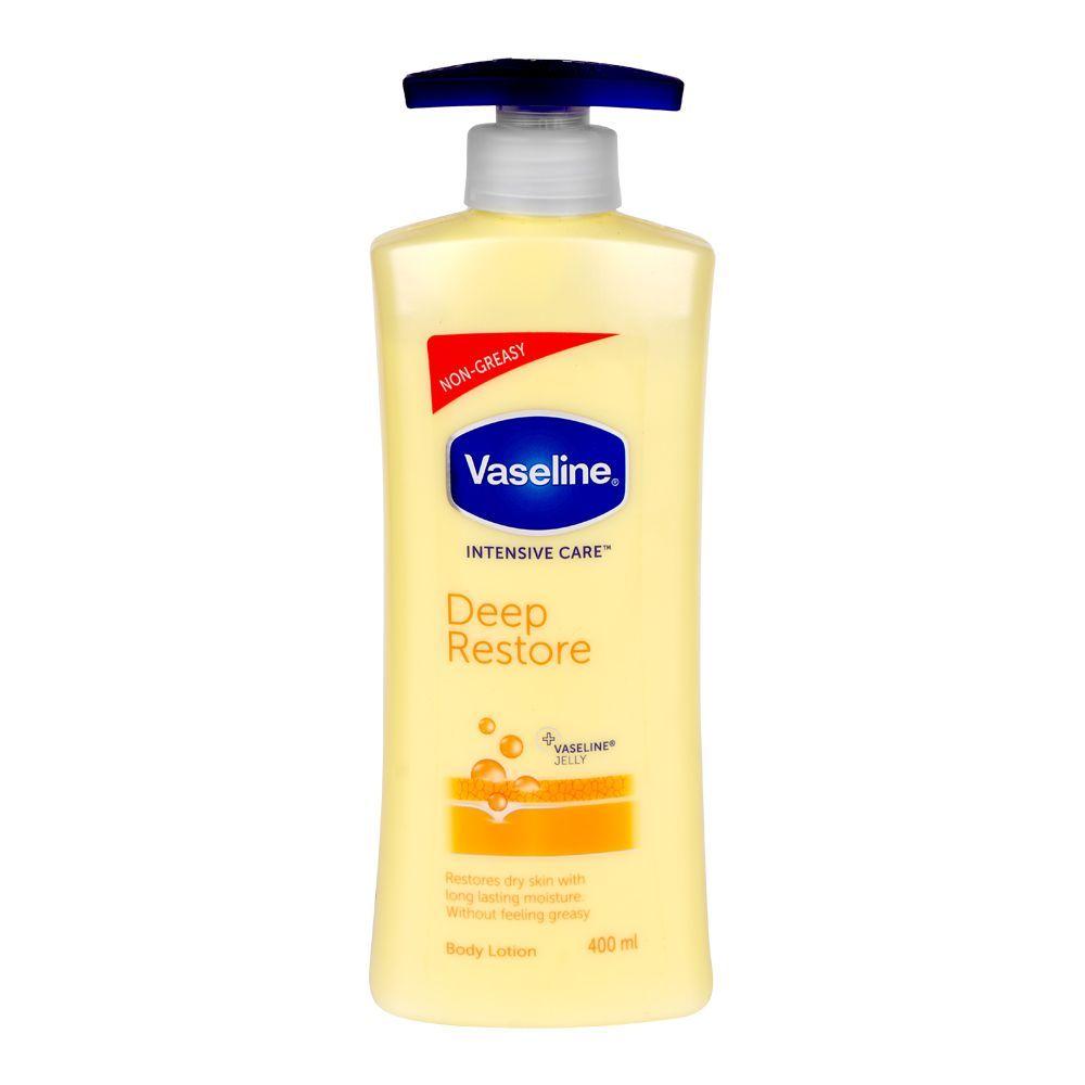 Order Vaseline Intensive Care Deep Restore Dry Skin Non-Greasy Body Lotion Pump, 400ml Online at ...