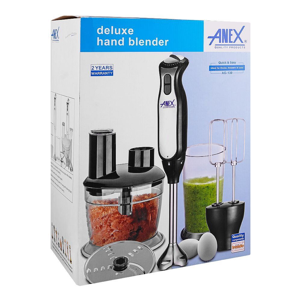 Order Anex Deluxe Hand Blender, 800W, Black, AG-130 Online at Special ...