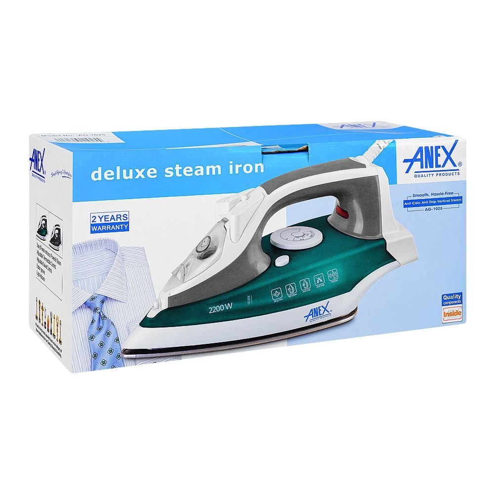 Buy Anex Deluxe Steam Iron, 2200W, AG-1025 Online at Special Price in ...