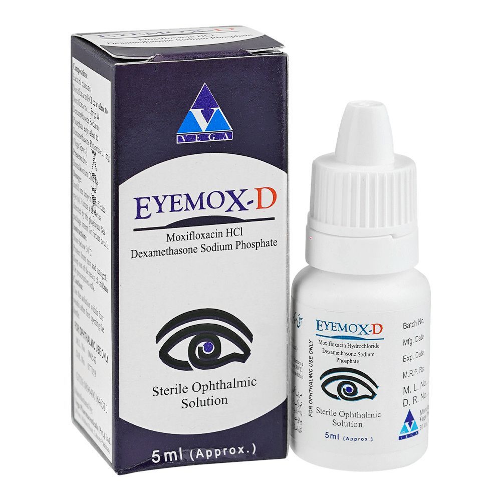 Eye Mox-D Ophthalmic Solution, 5ml