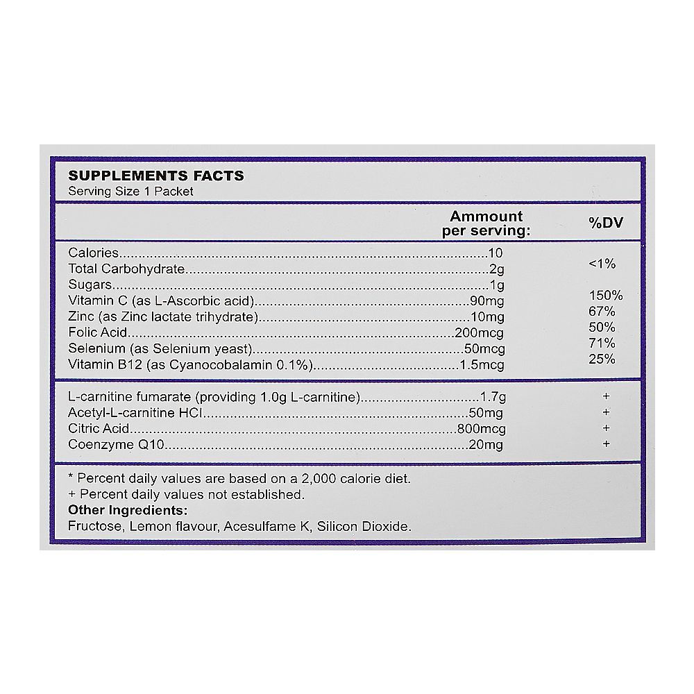 Visfer-M Sachet For Men, Lemon flavour, Box