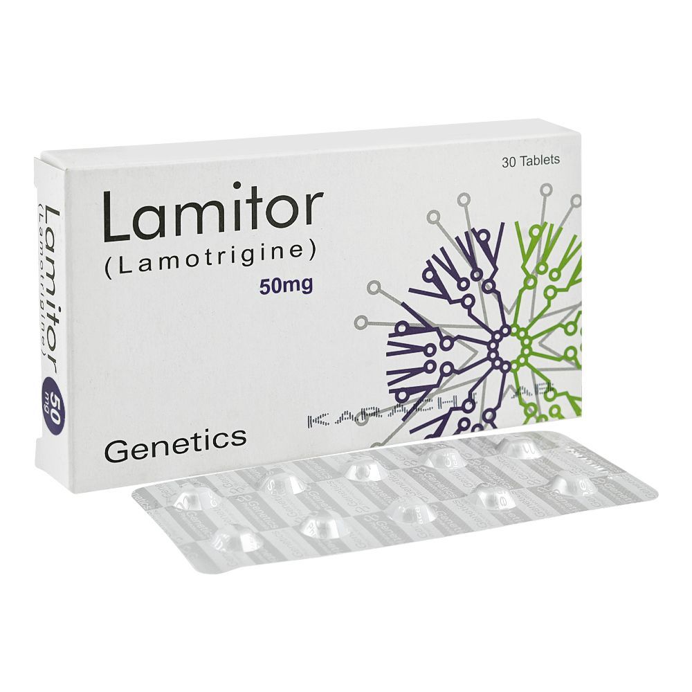 Lamitor Tablets 50mg, Strip (10 Tablets)
