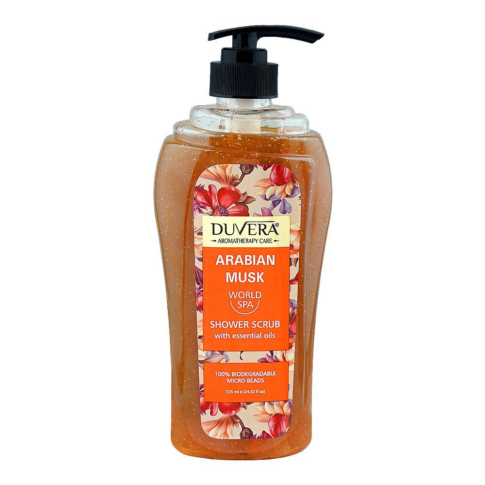 Duvera Arabian Musk World SPA Shower Scrub, Glycerine, Vitamin E, 725ml