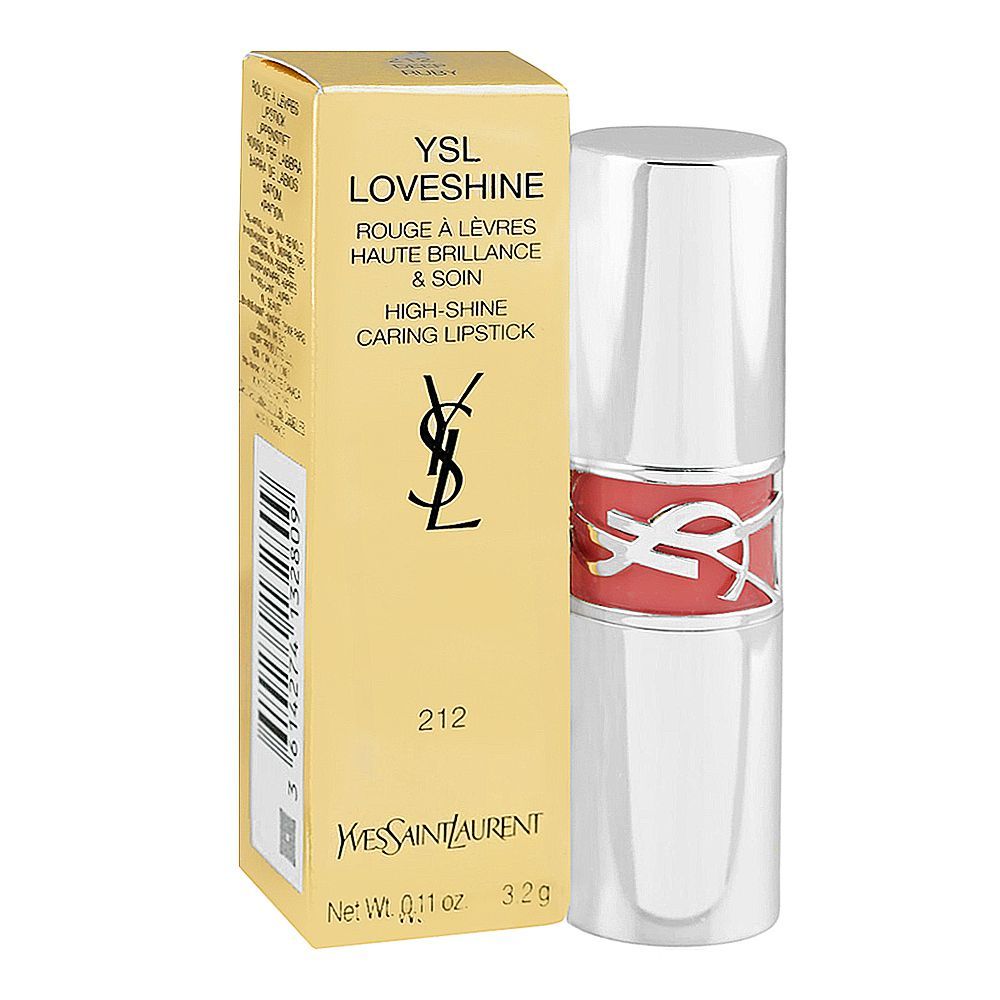 Yves Saint Laurent Love Shine Lipstick, 3.2g, 212 Deep Ruby