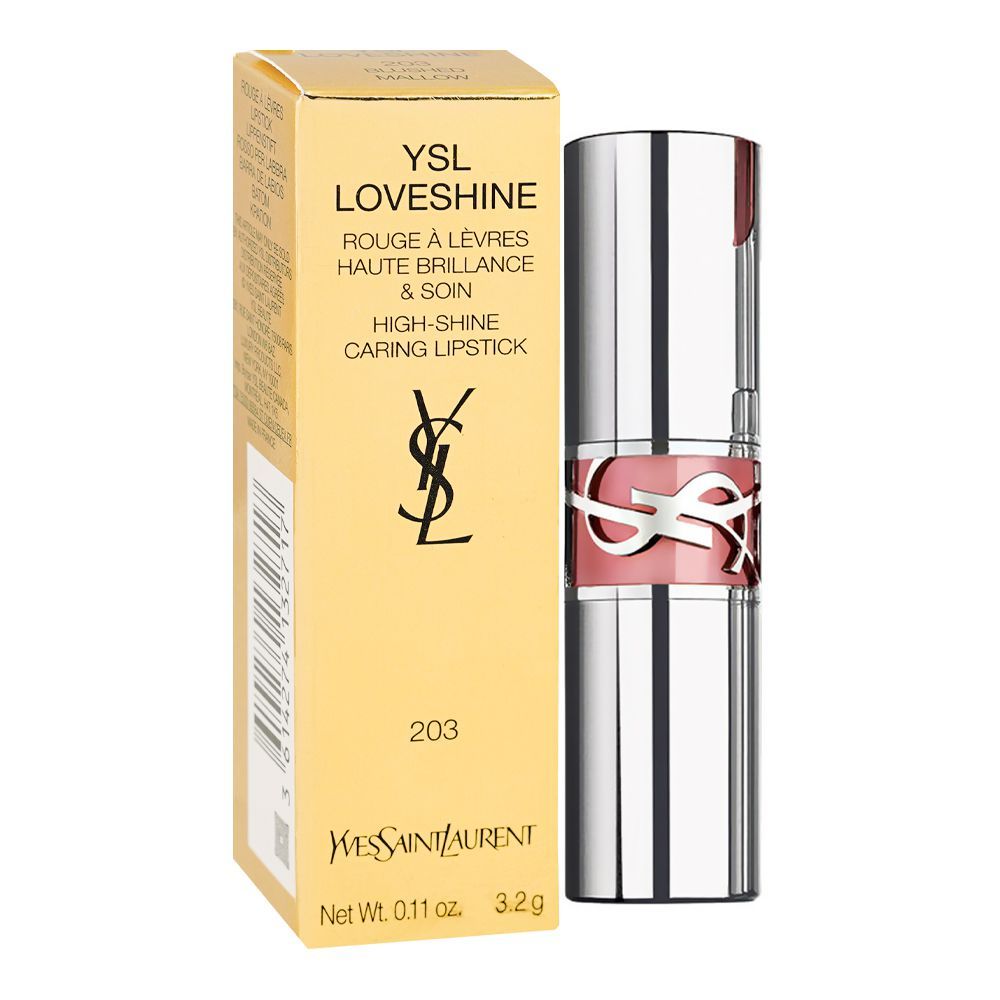Yves Saint Laurent Love Shine Lipstick, 3.2g, 203 Blushed Mallow