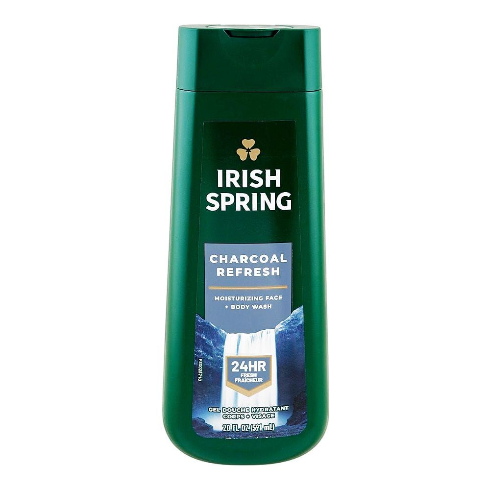 Irish Spring Charcoal Refresh Moisturizing Face+Body Wash, 591ml