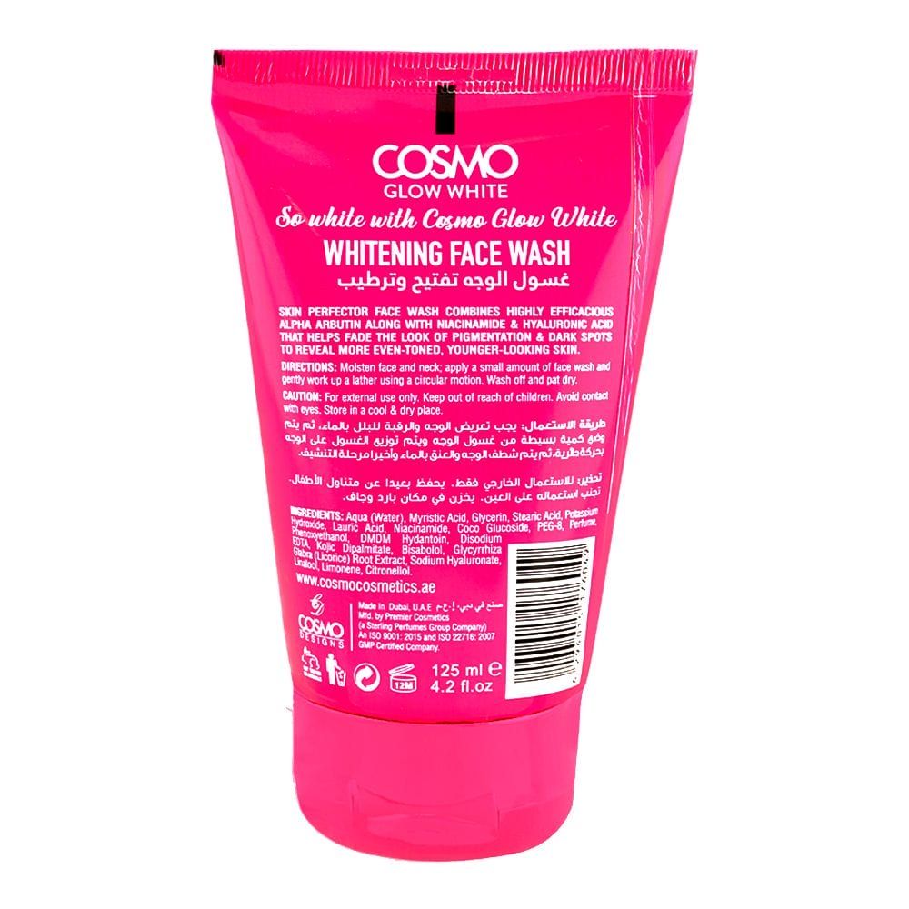 Cosmo Glow White Max Tone Whitening Face Wash, 125ml
