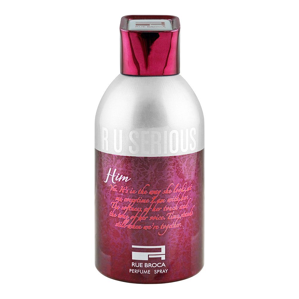Rue Broca R U Serious Him Perfumed Body Spray, For Men, 250ml