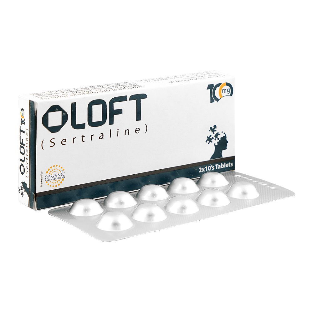 Organic Pharmaceuticals Oloft Tablet, 100mg, 20-Pack