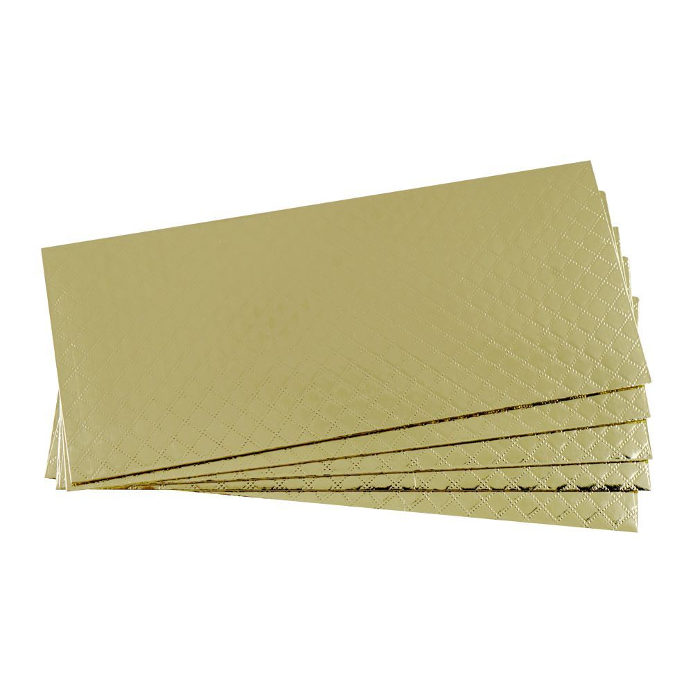 Royal Fancy Envelopes, Glossy Gold Check, 5-Pack, EUP-03