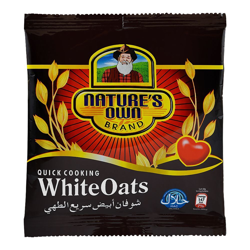 Nature's Own White Oats, 40g