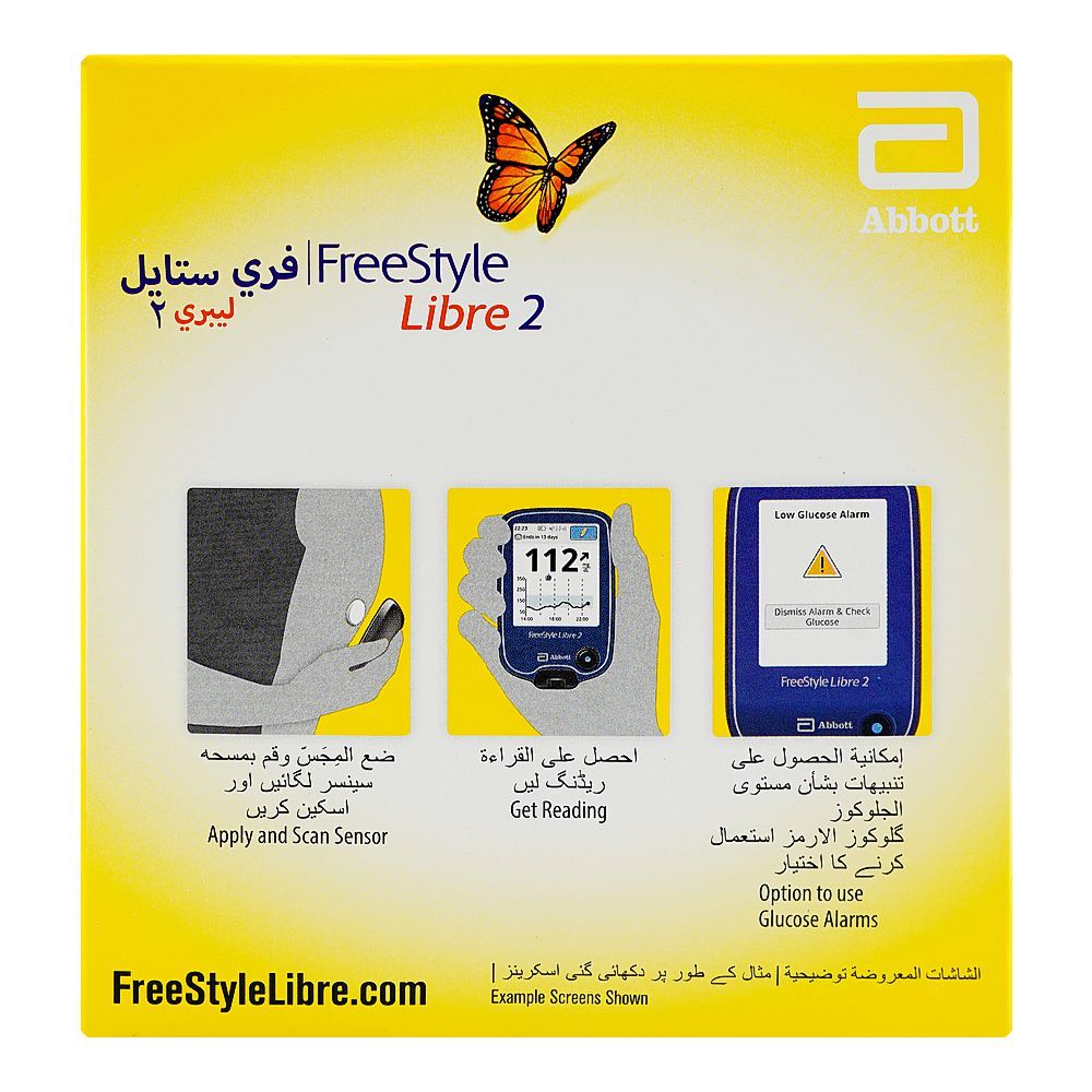 Free Style 2 Reader Libre Flash Glucose Monitoring System