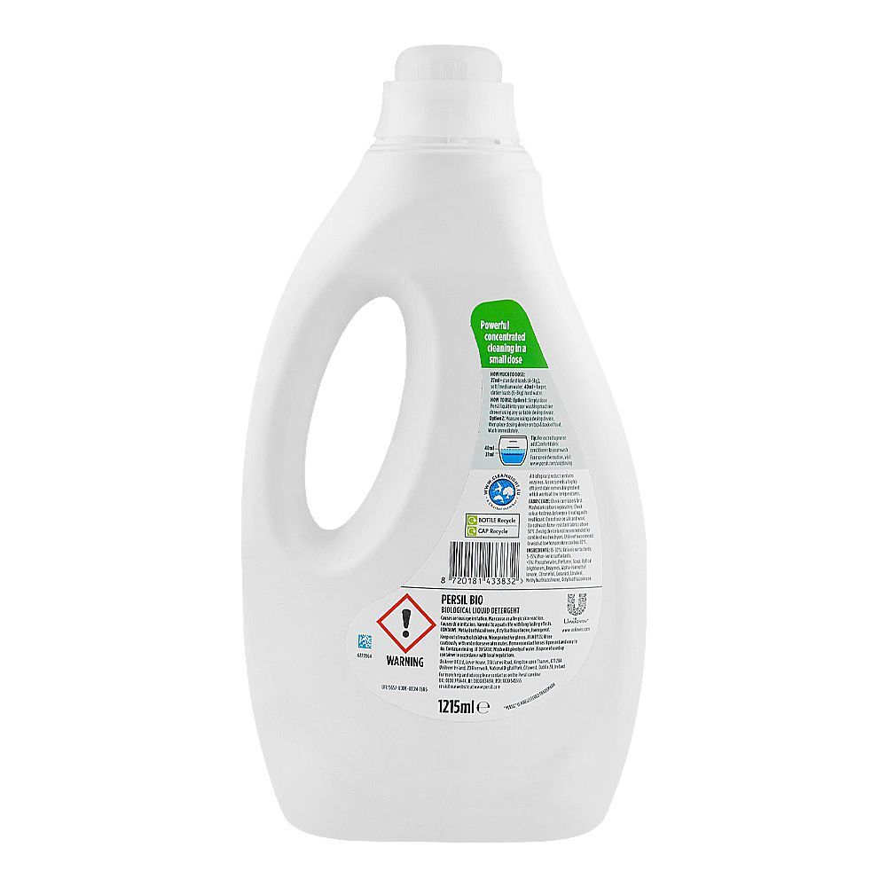 Persil Bio Liquid Laundry Detergent, 1215ml