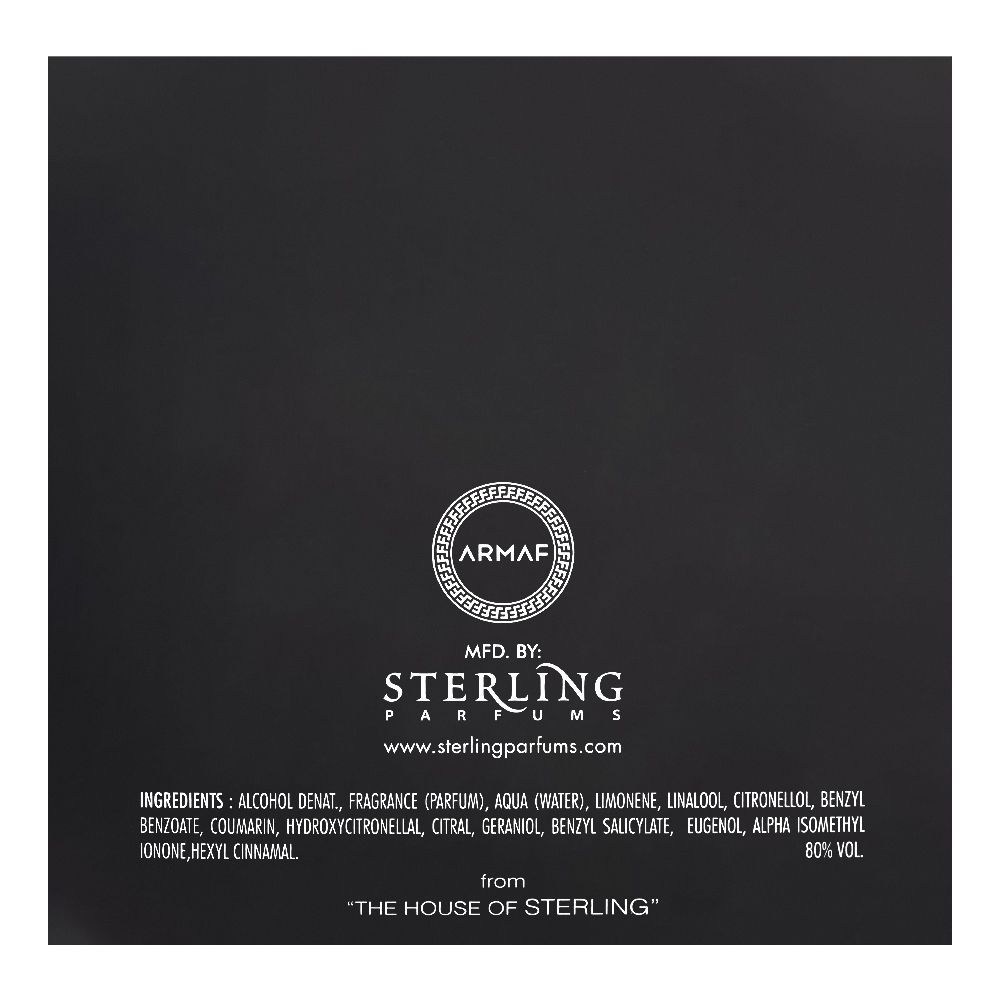 Armaf Tag Uomo Nero, Eau de Parfum, For Men, 100ml